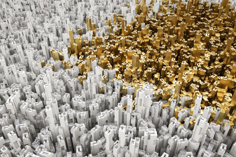 Set of Golden Building Logo with Modern Line Art Style Premium Vector ...