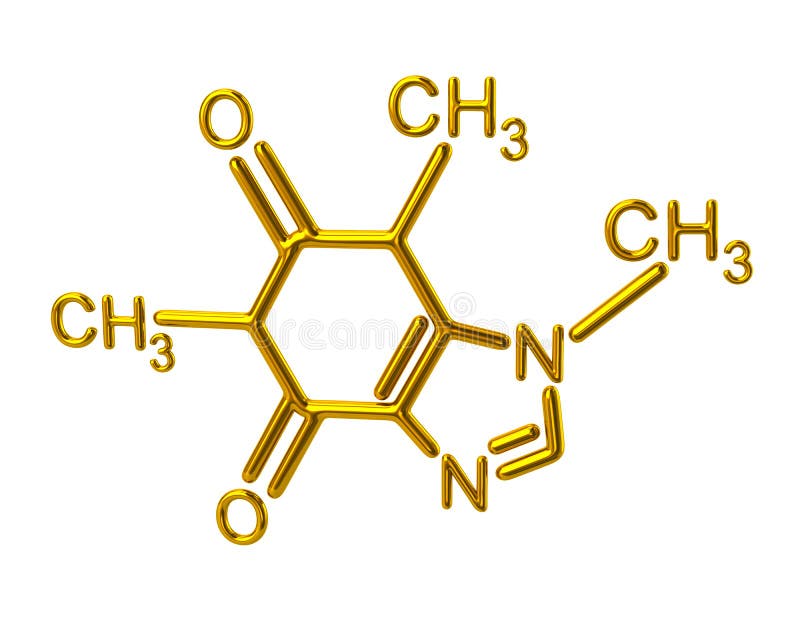 Caffeine molecule stock vector. Illustration of addictive - 11100800 Caffeine molecule stock vector. Illustration of addictive - 11100800
