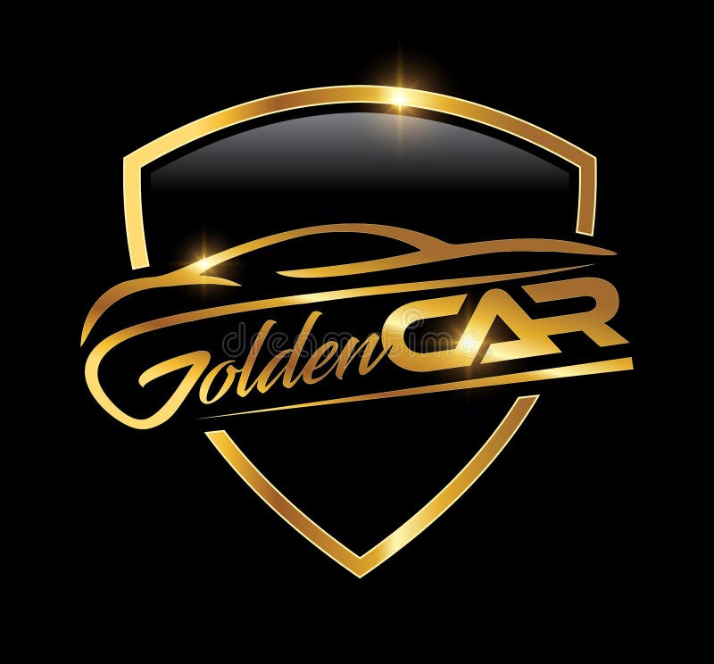 Golden Car Logo Stock Illustrations – 1,198 Golden Car Logo Stock ...