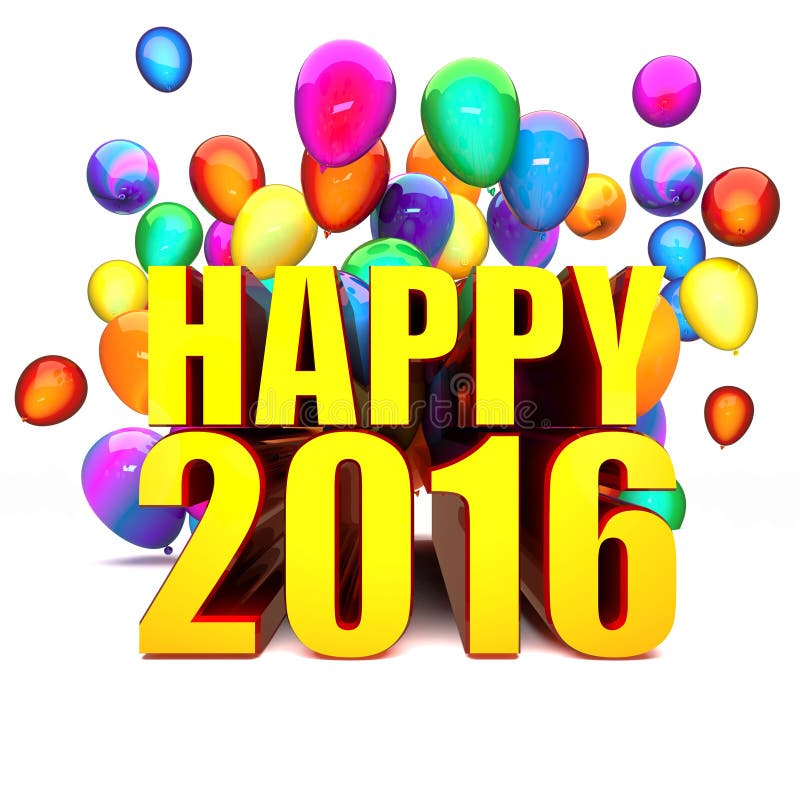 Golden 2016 card stock illustration. Illustration of celebration - 61679722