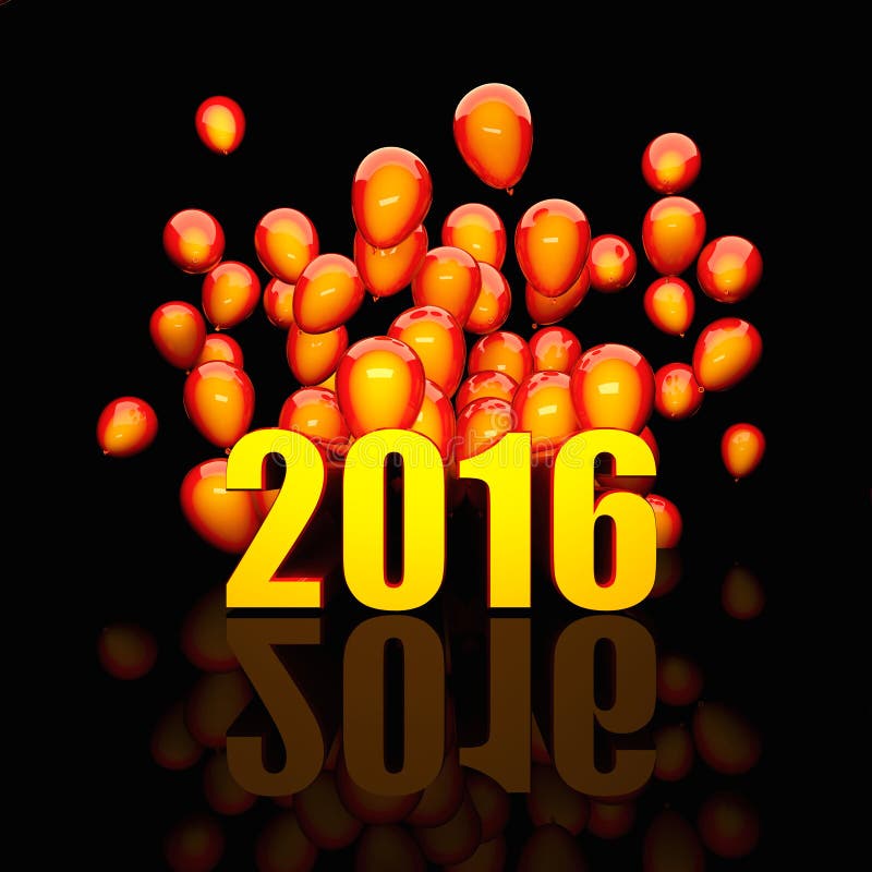 Golden 2016 card stock illustration. Illustration of commercial - 61679773