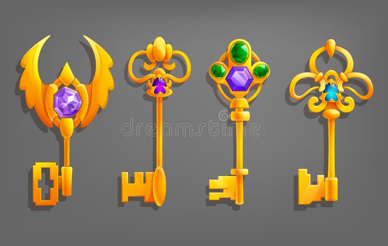 Cartoon Keys Colorful Stock Illustrations – 1,322 Cartoon Keys Colorful ...