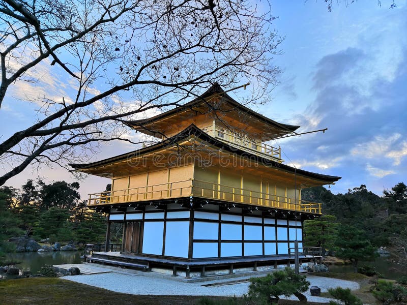 Golden Castle in Japan stock image. Image of facade - 219028627