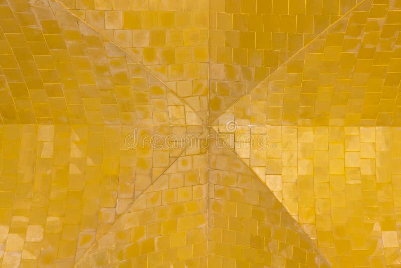 Golden Ceiling Pattern Background.seamless Tile Stock Image - Image of ...