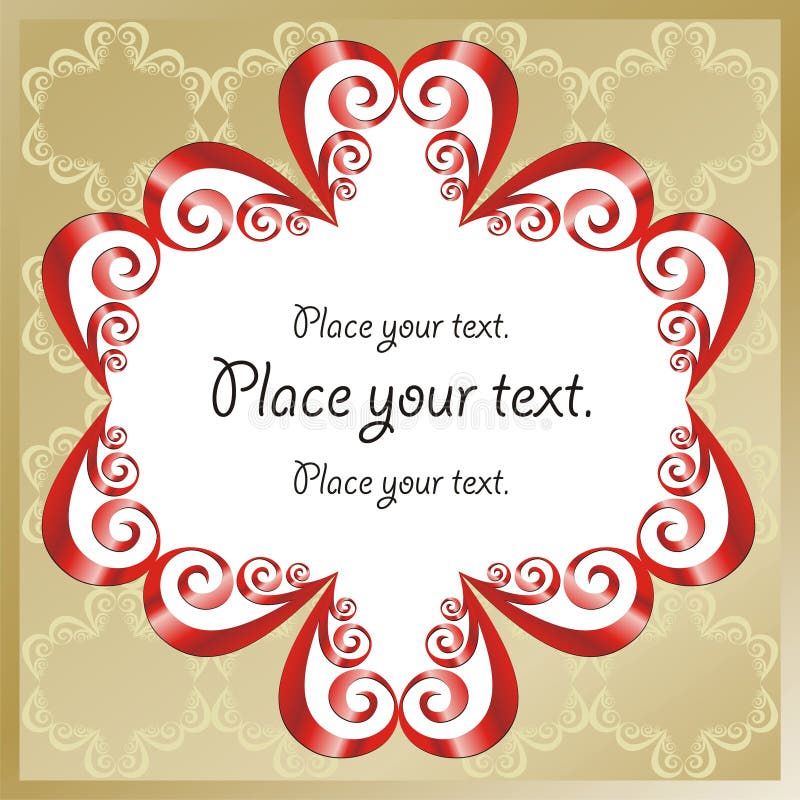 Golden celebration frame stock vector. Illustration of holiday - 10139435