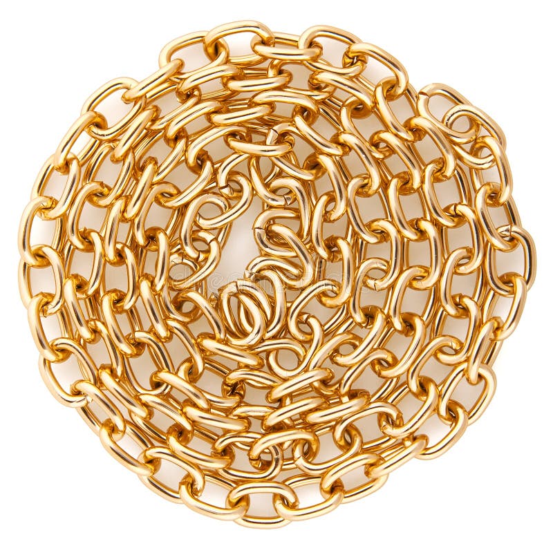 Golden chain stock image. Image of objects, connection - 18293003