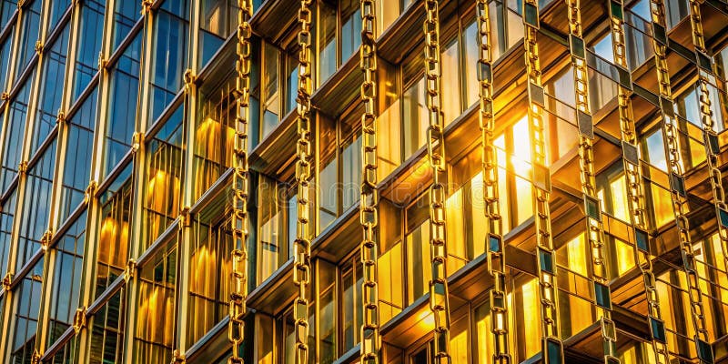 Golden Chain Architecture an Abstract Exploration of Luxurious Design ...