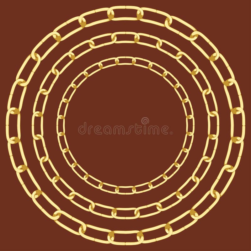 Golden Chain Background stock vector. Illustration of graphic - 90412285