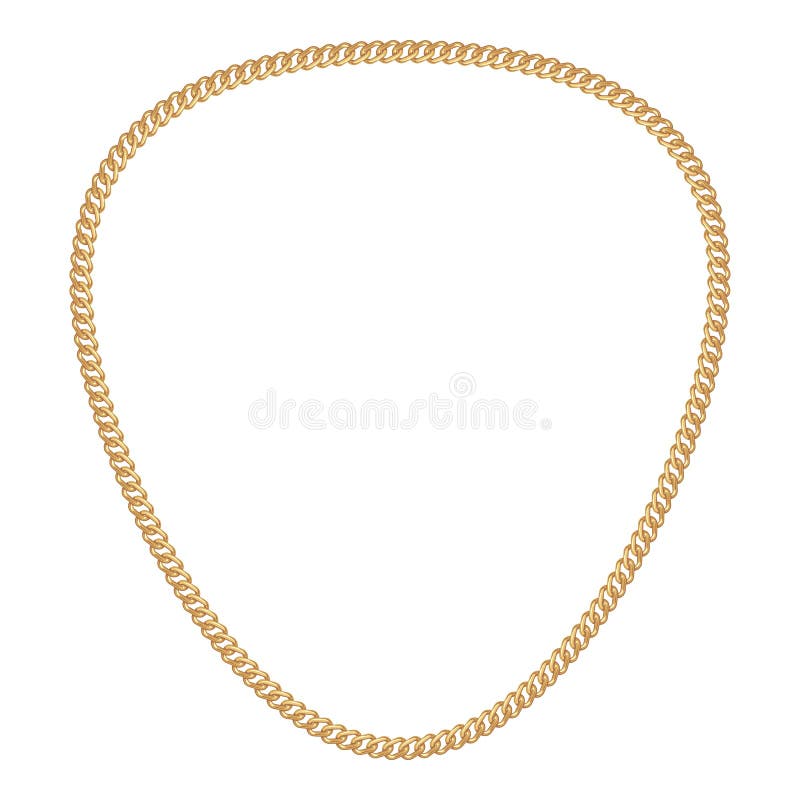 Golden Chain Icon, Cartoon Style Stock Vector - Illustration of object ...