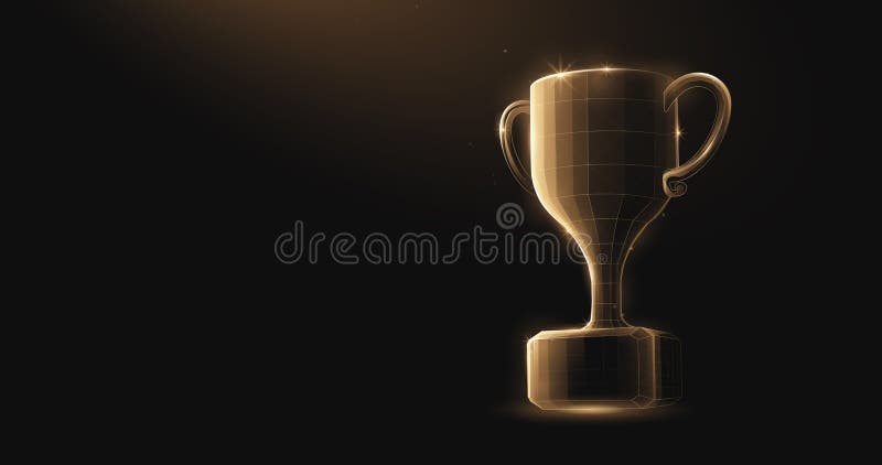 Golden Champion Cup Form Lines and Triangles, Point Connecting Network ...