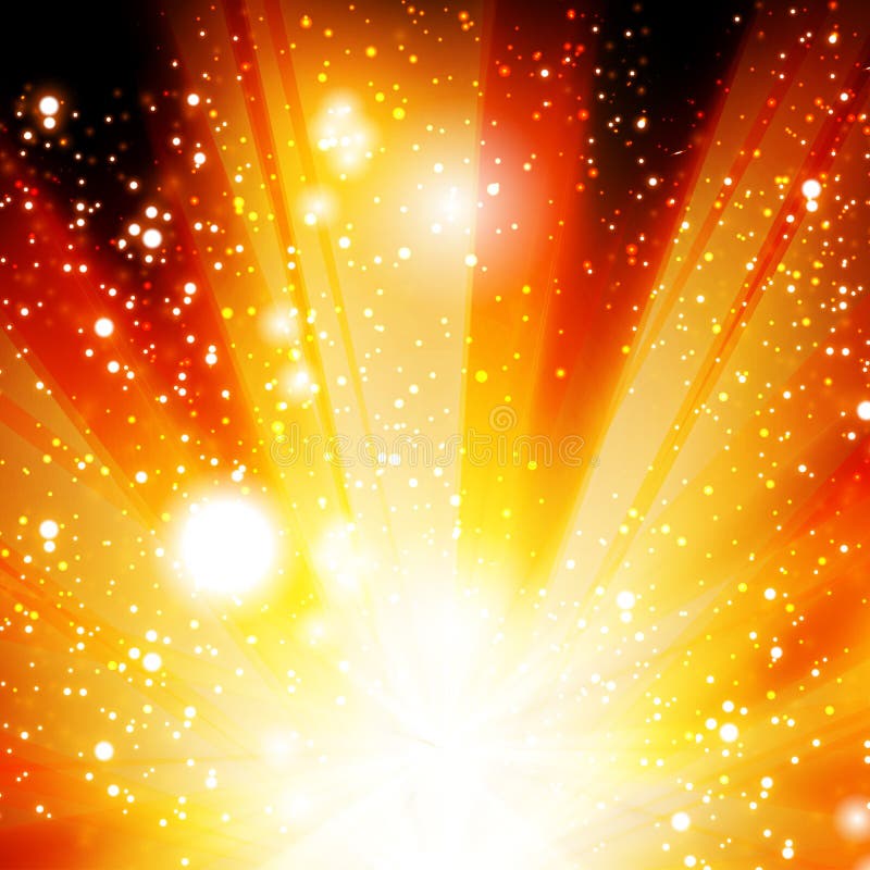 Colourful Abstract Explosion Background Template with Sparks Stock ...