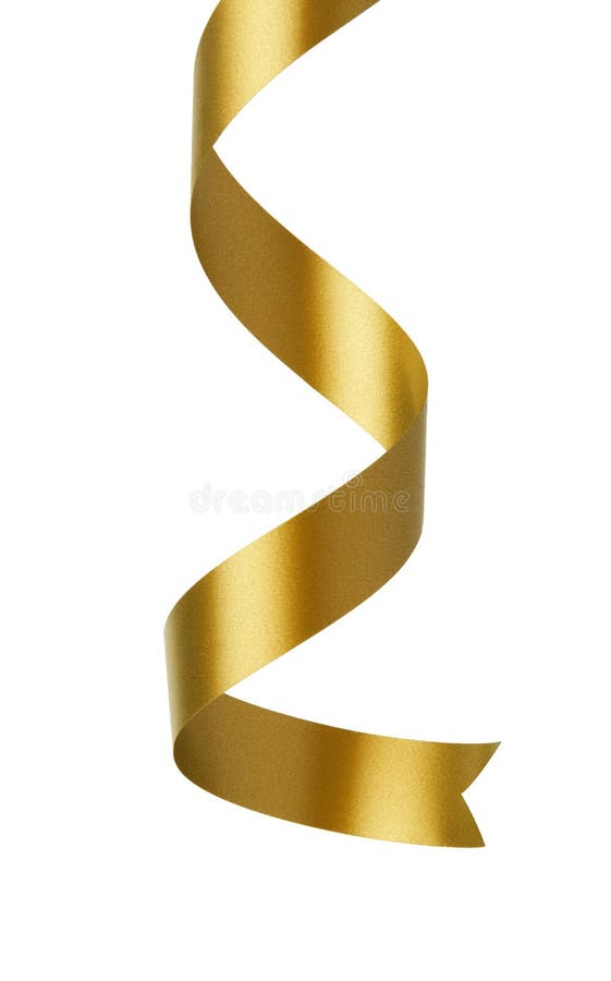 Golden Christmas ribbon stock image. Image of anniversary - 161783411