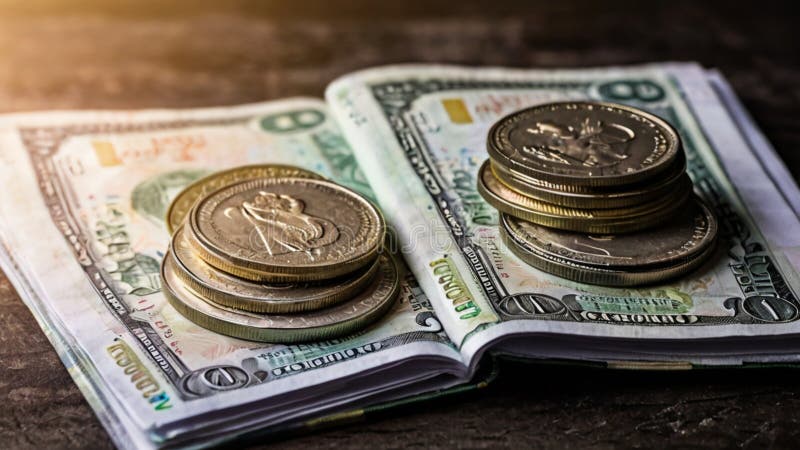 The Golden Cion, Cash, AI Generated Stock Illustration - Illustration ...