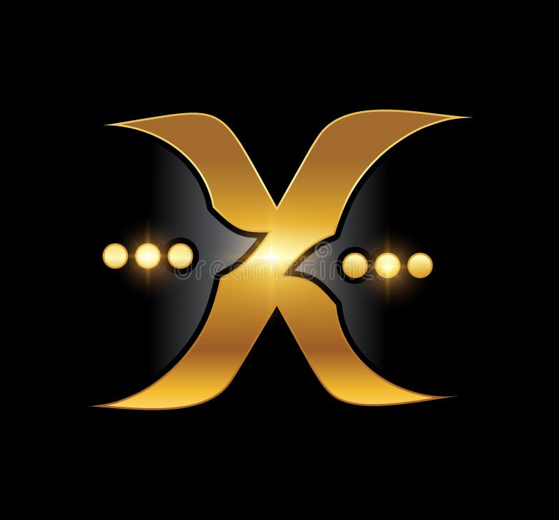 Golden Circle Chat Logo Vector Illustration Stock Vector - Illustration ...