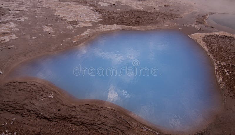Golden Circle Geiser, Iceland Stock Photo - Image of source, rocky ...