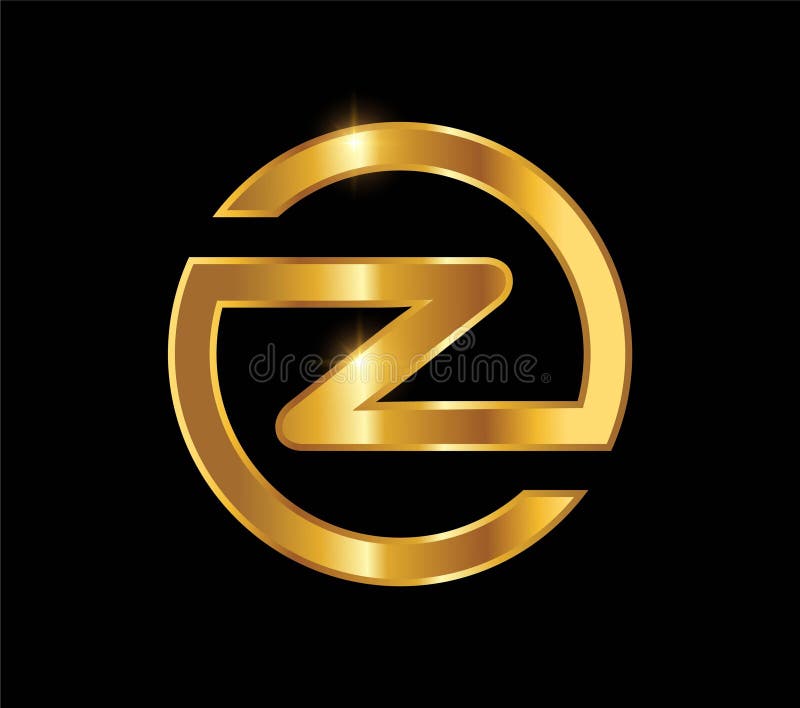 Luxury Logo Letter Z Golden Monogram Stock Illustrations – 614 Luxury ...