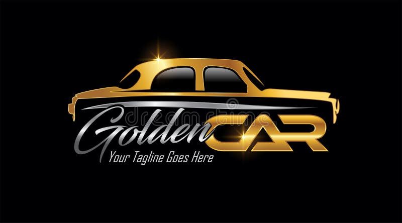 Golden Car Logo Stock Illustrations – 1,206 Golden Car Logo Stock ...