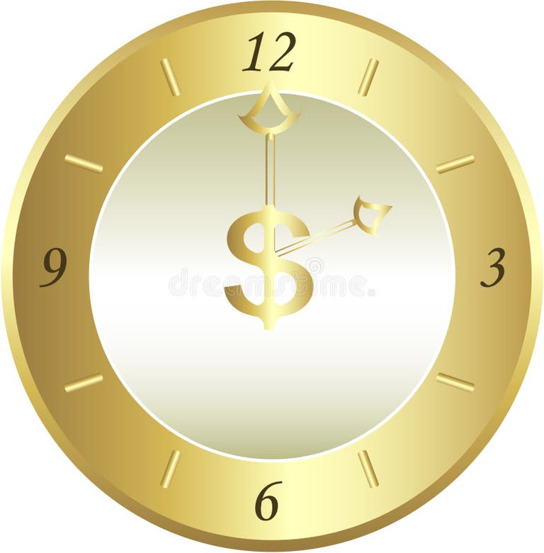 Golden Clock Stock Illustrations – 27,082 Golden Clock Stock ...
