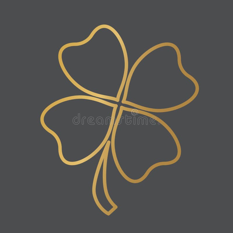 Golden Clover Stock Illustrations – 10,081 Golden Clover Stock ...