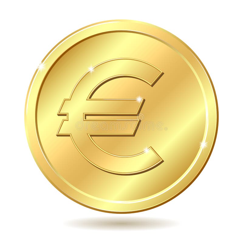 0 Euro coin stock vector. Illustration of thrifty, trade - 14599582
