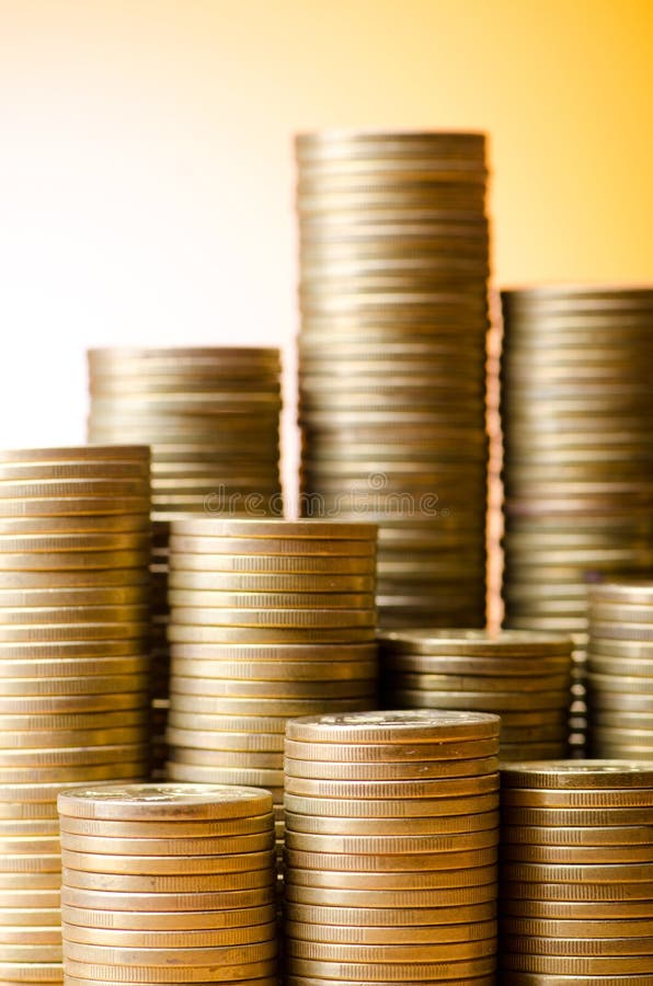 Golden coins stock photo. Image of earnings, money, golden - 23699110