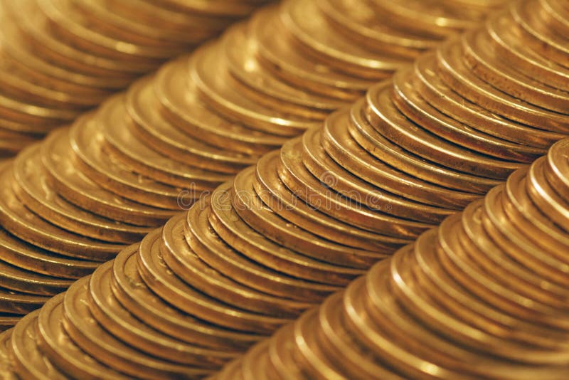 Golden coins stock photo. Image of gold, charity, currency - 34808484