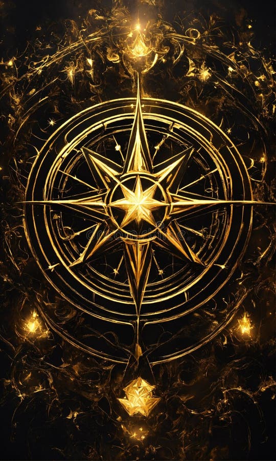 An Old Compass in a Delicate Box Stock Image - Image of tourism ...