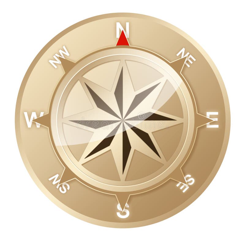 Compass True North Stock Illustrations – 171 Compass True North Stock ...