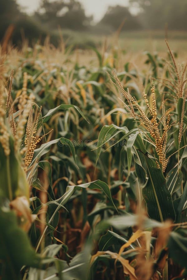 Golden Corn in Field stock photo. Image of farming, summer - 363155308