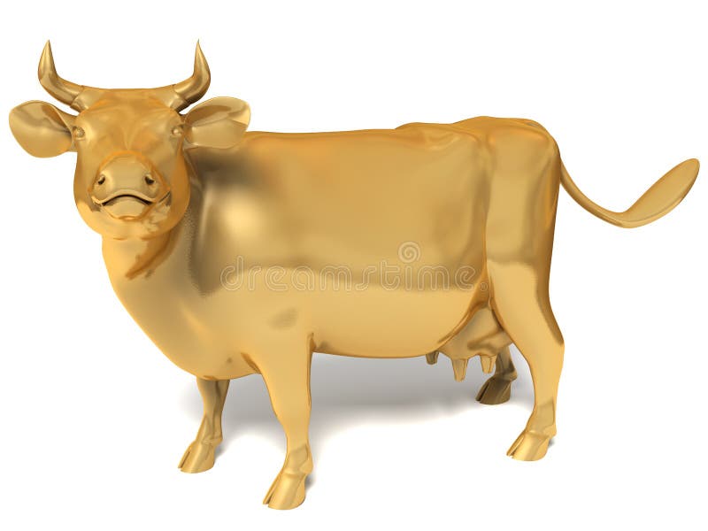 Vector of a Cow Head Design on White Background. Farm. Stock Vector ...