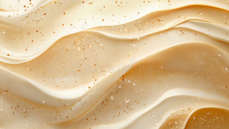 Golden Cream Texture with Shimmering Particles Stock Illustration ...