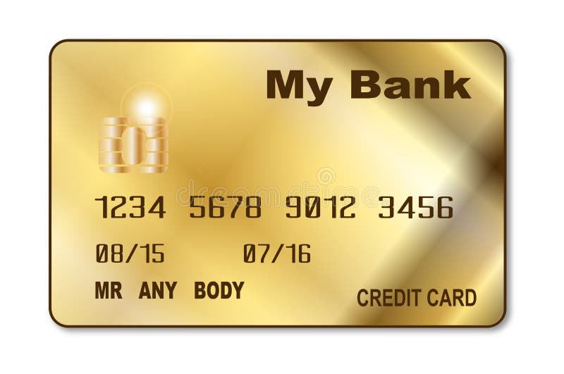 Credit Card Fan stock illustration. Illustration of graphic - 54666418