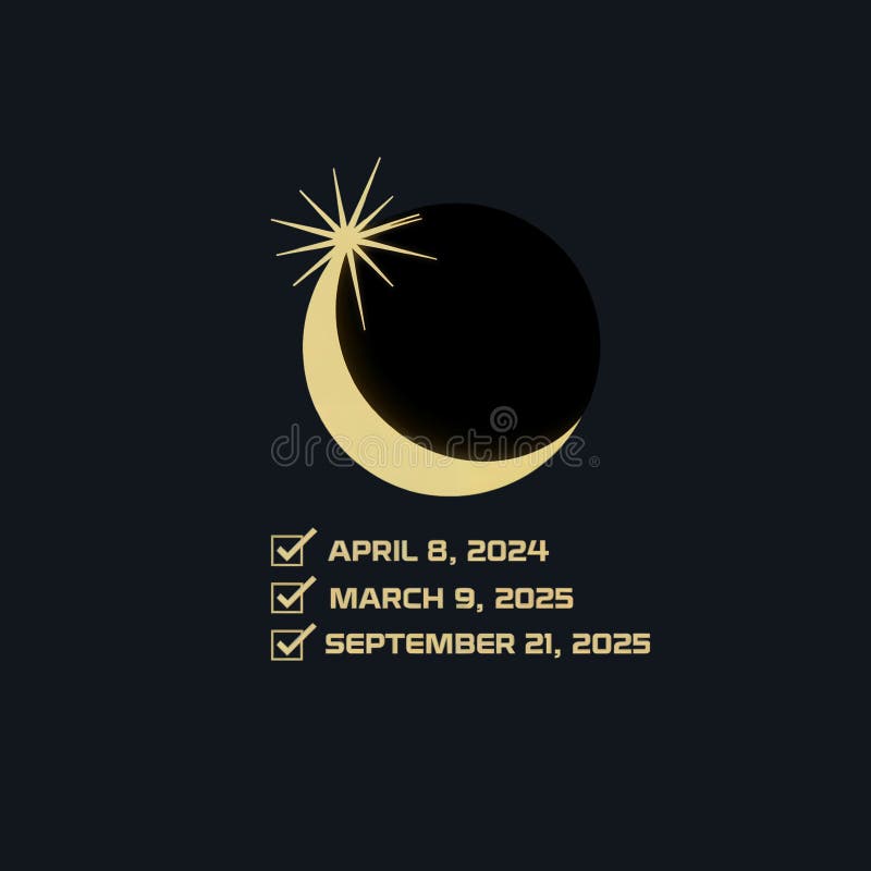 A Golden Crescent Symbol Surrounded by Radial Lines and Accompanied by ...