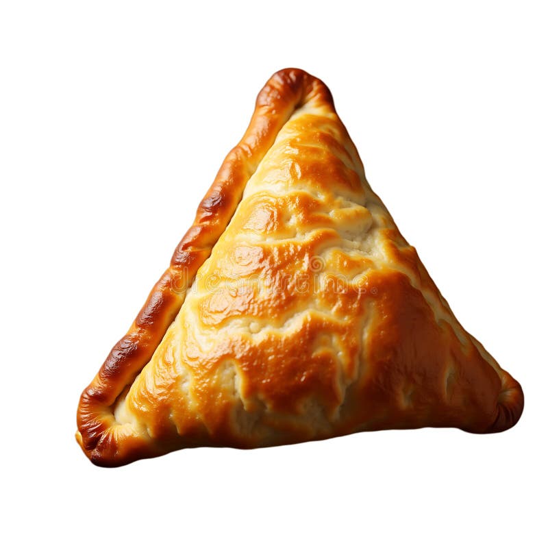 Golden Crispy Triangle Pastry – Delicious Baked Stock Photo ...