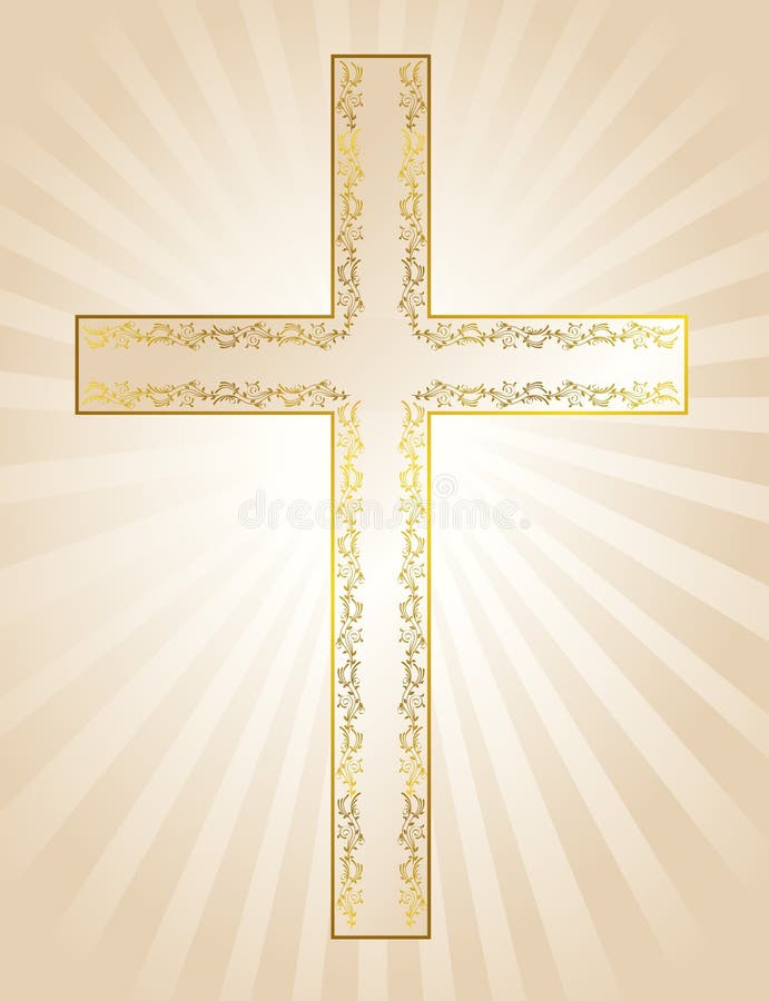 Golden Cross Symbol Christian Stock Illustrations – 3,191 Golden Cross ...