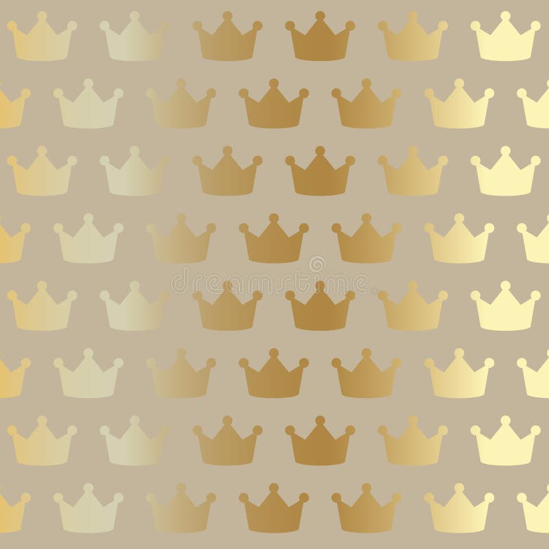 Golden crown pattern stock vector. Illustration of majesty - 162945396