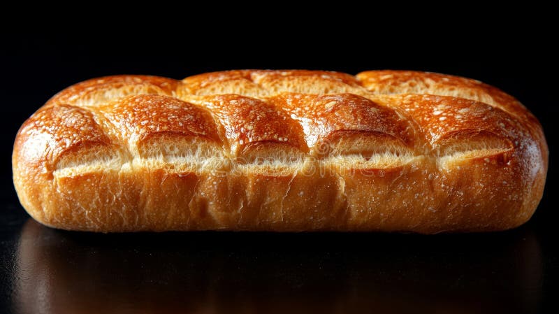 Golden Crusted Loaf of Freshly Baked Artisan Bread Stock Image - Image ...