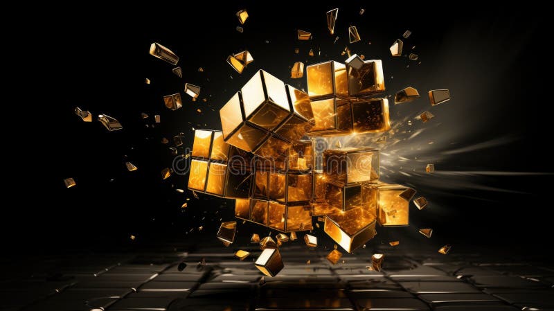 Cube Detonation Stock Illustrations – 27 Cube Detonation Stock ...