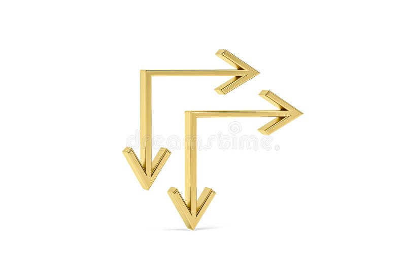 3d Golden Arrow Button Stock Illustrations – 570 3d Golden Arrow Button ...