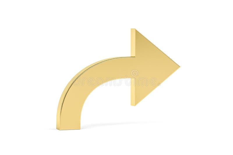 3d Golden Arrow Button Stock Illustrations – 570 3d Golden Arrow Button ...