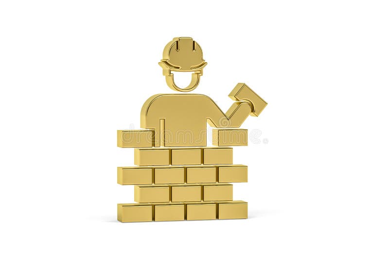 3d People Brick Laying Stock Illustrations – 16 3d People Brick Laying ...
