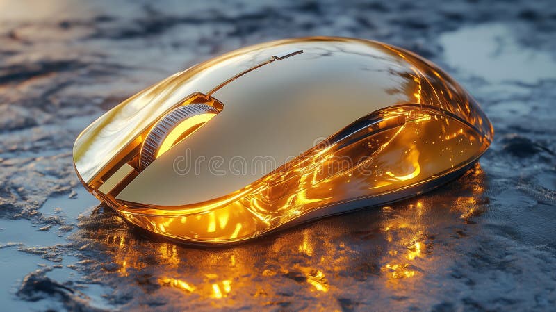 Golden 3d Computer Mouse Stock Photos - Free & Royalty-Free Stock ...