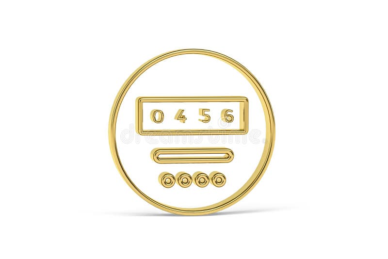 Electric Meter 3d Icon Stock Illustrations – 1,340 Electric Meter 3d ...