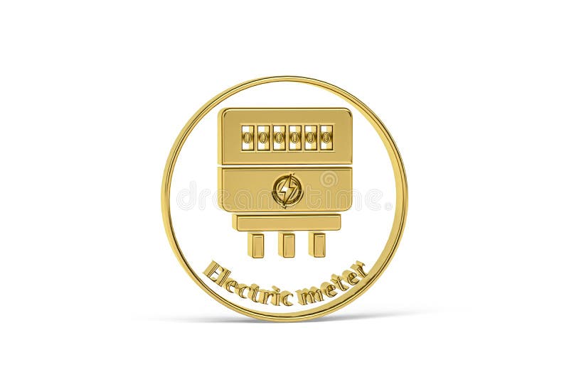 Electric Meter 3d Icon Stock Illustrations – 1,340 Electric Meter 3d ...