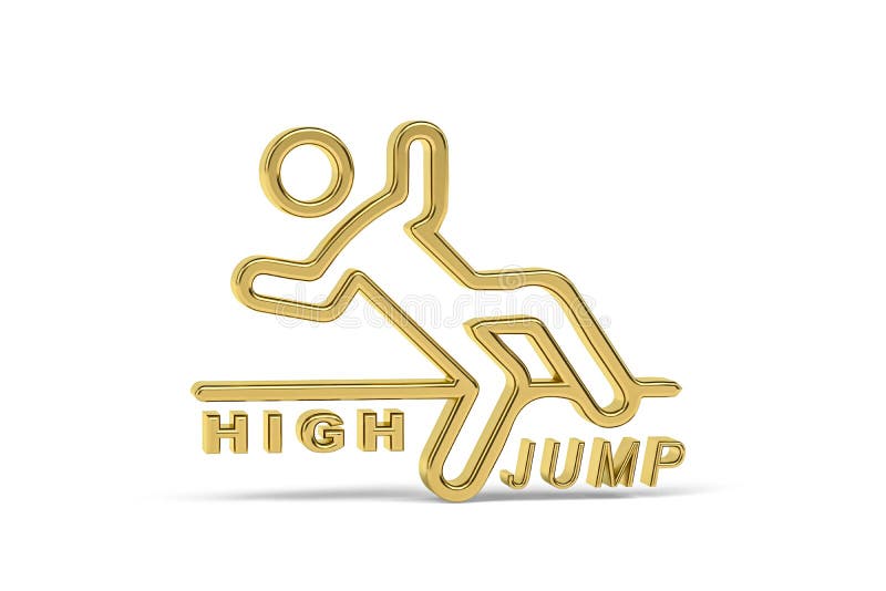 High Jump Sport Icon Figure Stock Illustrations – 452 High Jump Sport ...