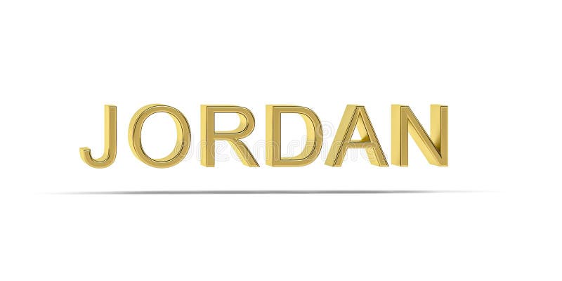 Word Jordan White Background Stock Illustrations – 70 Word Jordan White ...