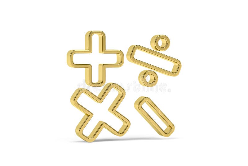 Math Icon Isolated on White Background from Math Symbols Collection ...