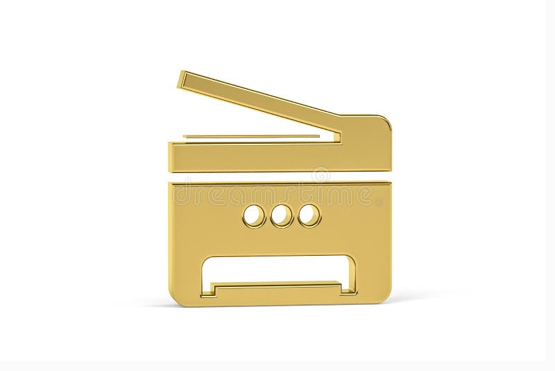 Golden Printer Stock Illustrations – 827 Golden Printer Stock ...