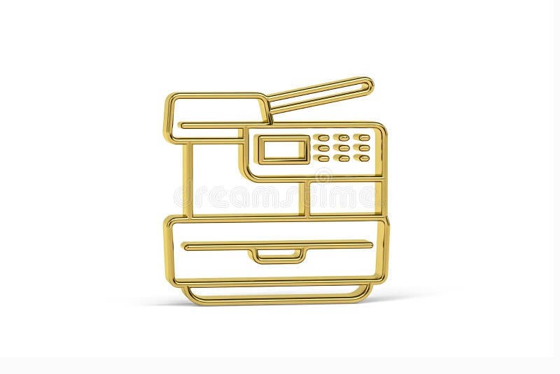 Golden Printer Stock Illustrations – 827 Golden Printer Stock ...