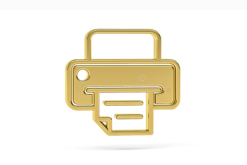 Golden Printer Stock Illustrations – 827 Golden Printer Stock ...